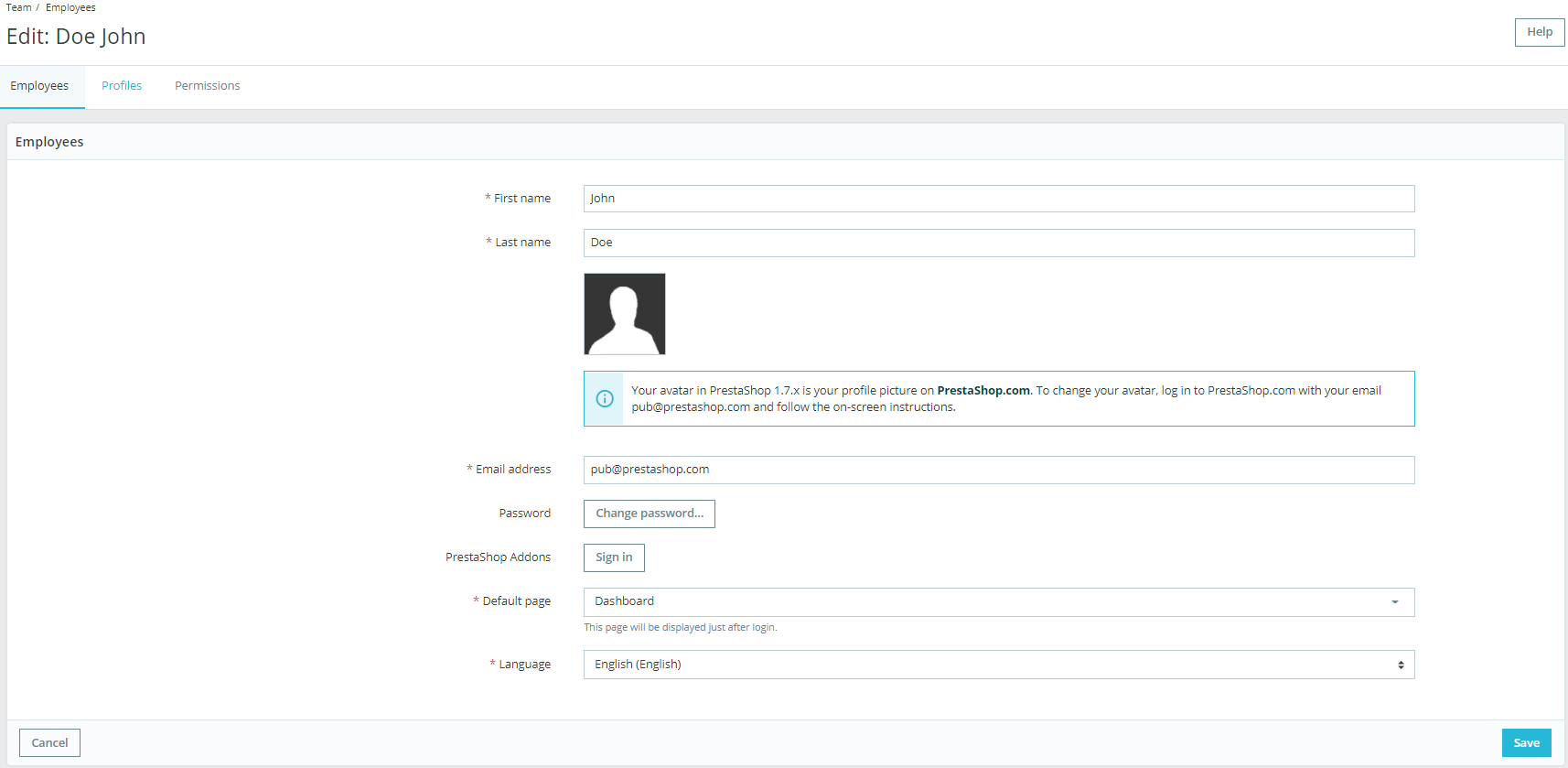 PrestaShop One-Click Installation - Evoxt
