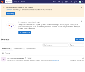 Gitlab One-Click Installation - Evoxt