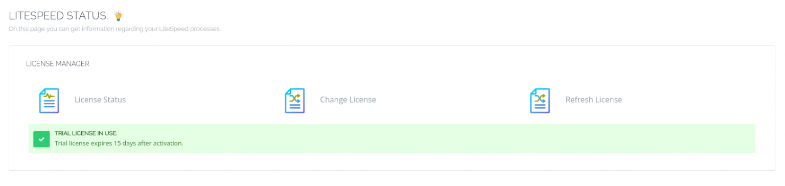 How to downgrade from LiteSpeed Enterprise to OpenLiteSpeed - Evoxt
