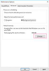 How to increase swap memory on a Windows machine - Evoxt