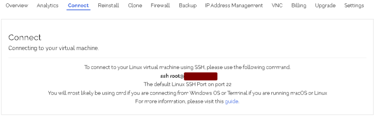 Provides instructions on accessing your VM.Displays the default Linux SSH port (port 22).Need ...