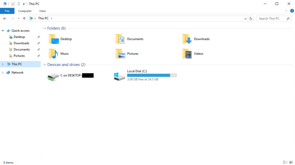 Connect. In the VPS File Explorer, the drives appear as, for example, C ...